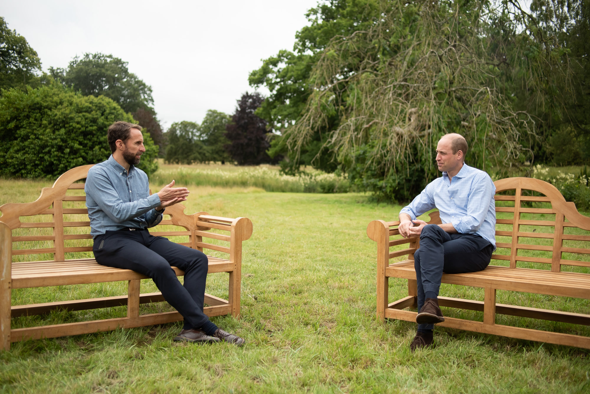 Gareth Southgate and The Duke talk mental health as part of the Heads ...