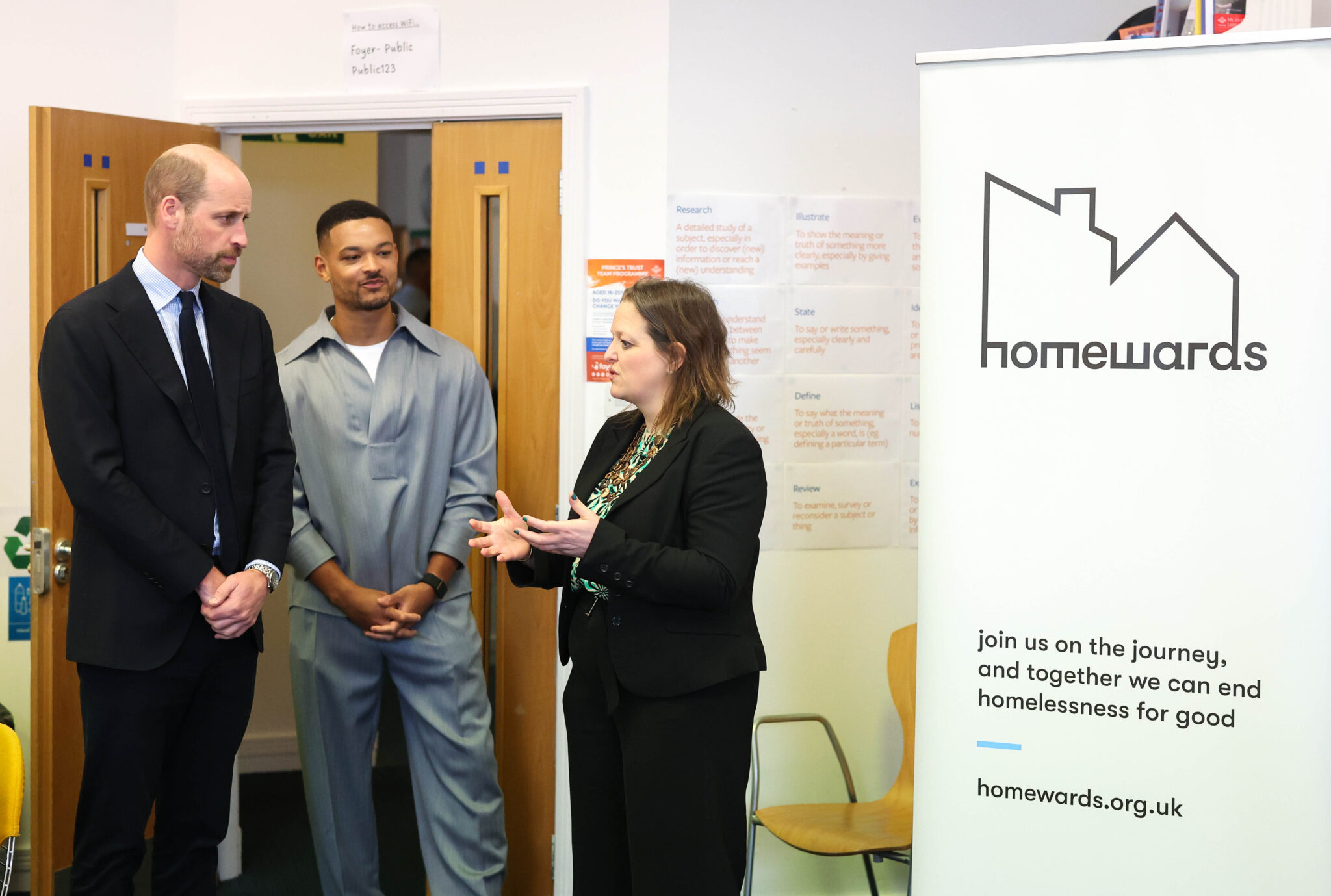 Prince William visits Homewards Aberdeen to unveil new housing and ...